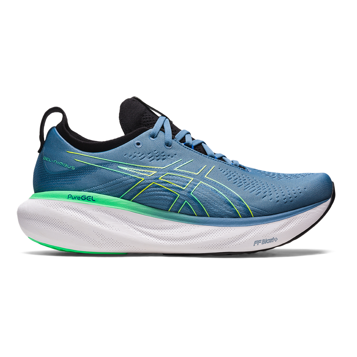 Asics Gel Nimbus 25 - Grey Floss - Lemon Spark – Fit2Run