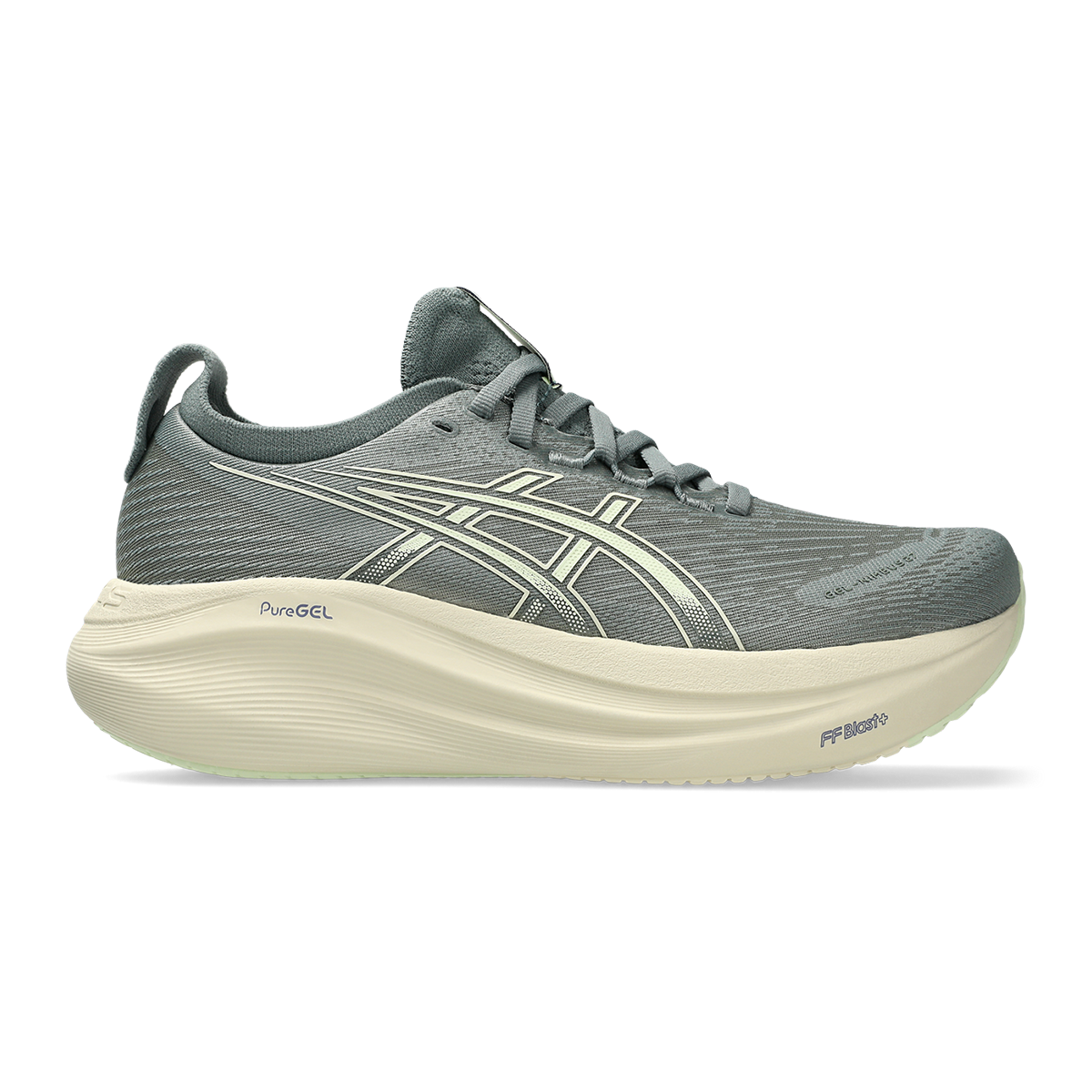 Asics Gel Nimbus 27 Monument Blue - Whisper Green – Fit2Run