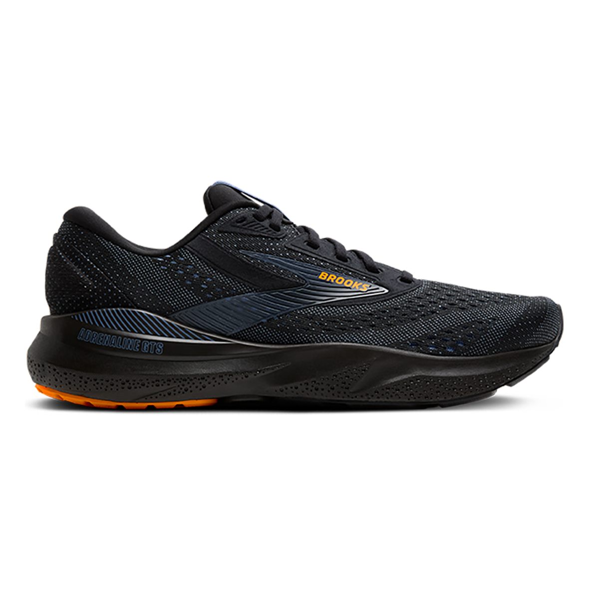 Brooks Adrenaline GTS 24 Black - Country Blue - Orange – Fit2Run