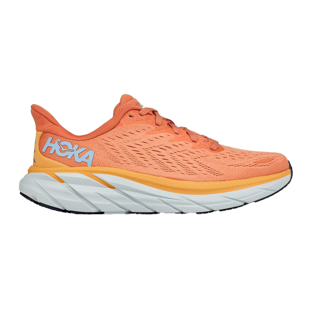 Hoka Clifton 8 - Sun Baked - Shell Coral – Fit2Run