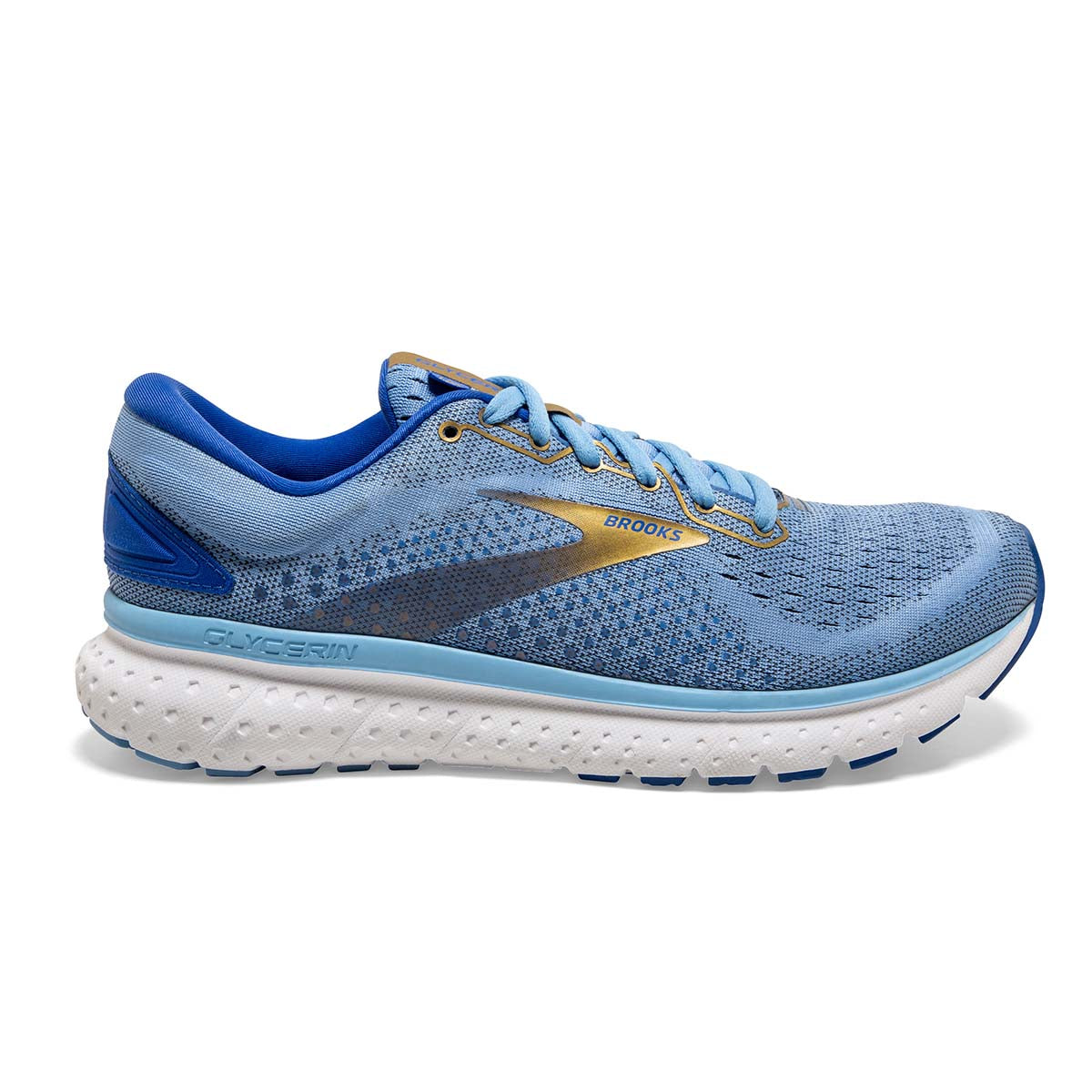 Brooks Glycerin 18 - Cornflower - Blue - Gold – Fit2Run