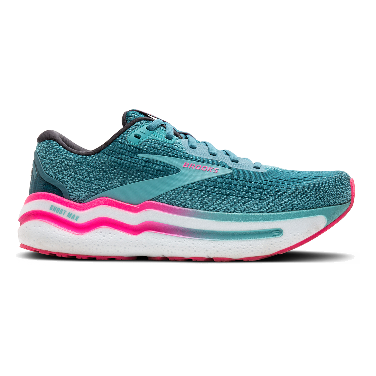 Brooks Ghost Max 2 - Storm Blue - Knockout Pink - Aqua – Fit2Run
