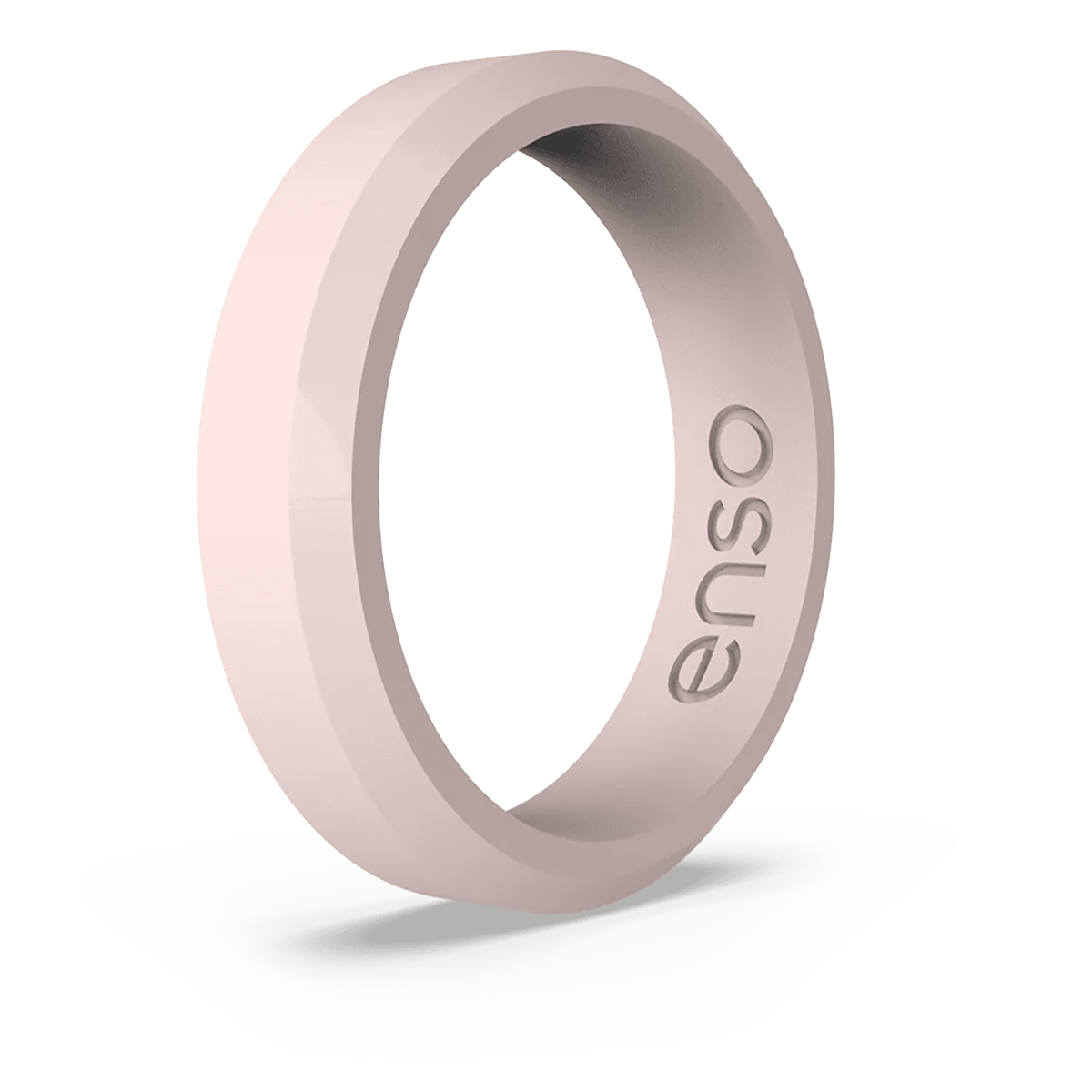 Enso Bevel Thin Silicone Ring – Fit2Run