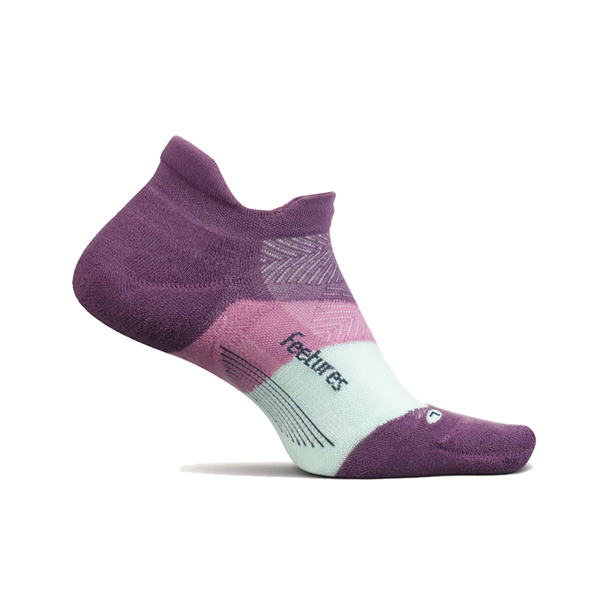 Feetures Elite Max Cushion No Show Tab - Peak Purple – Fit2Run