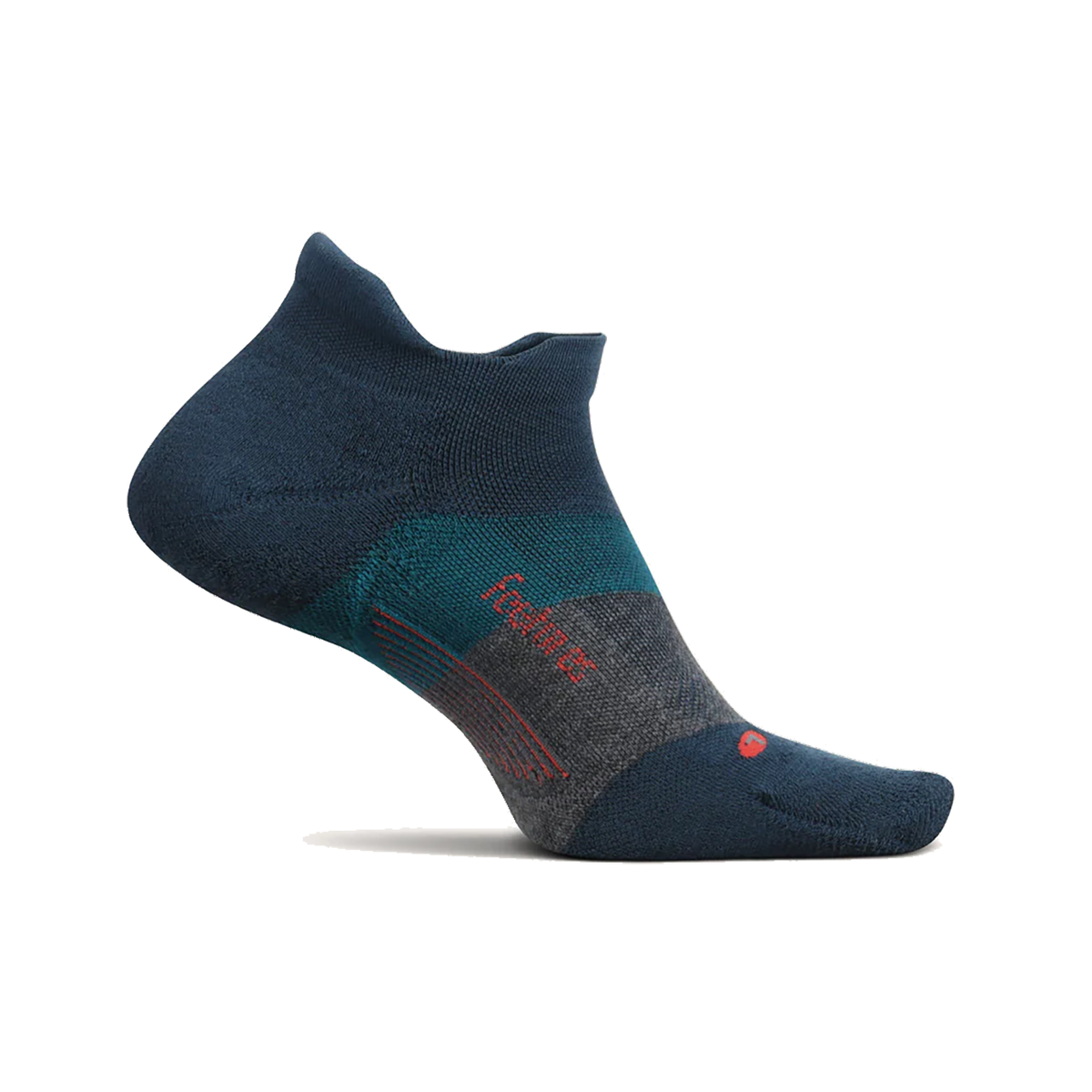 Feetures Elite Max Cushion No Show Tab - Trek Teal – Fit2Run