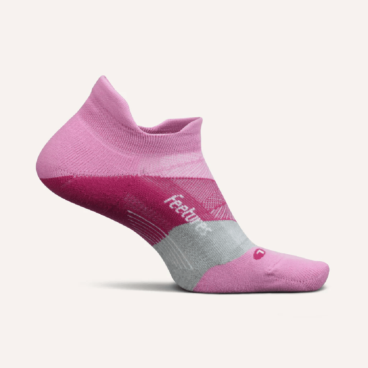 Feetures Elite Light Cushion No Show Tab - Push-Thru Pink – Fit2Run