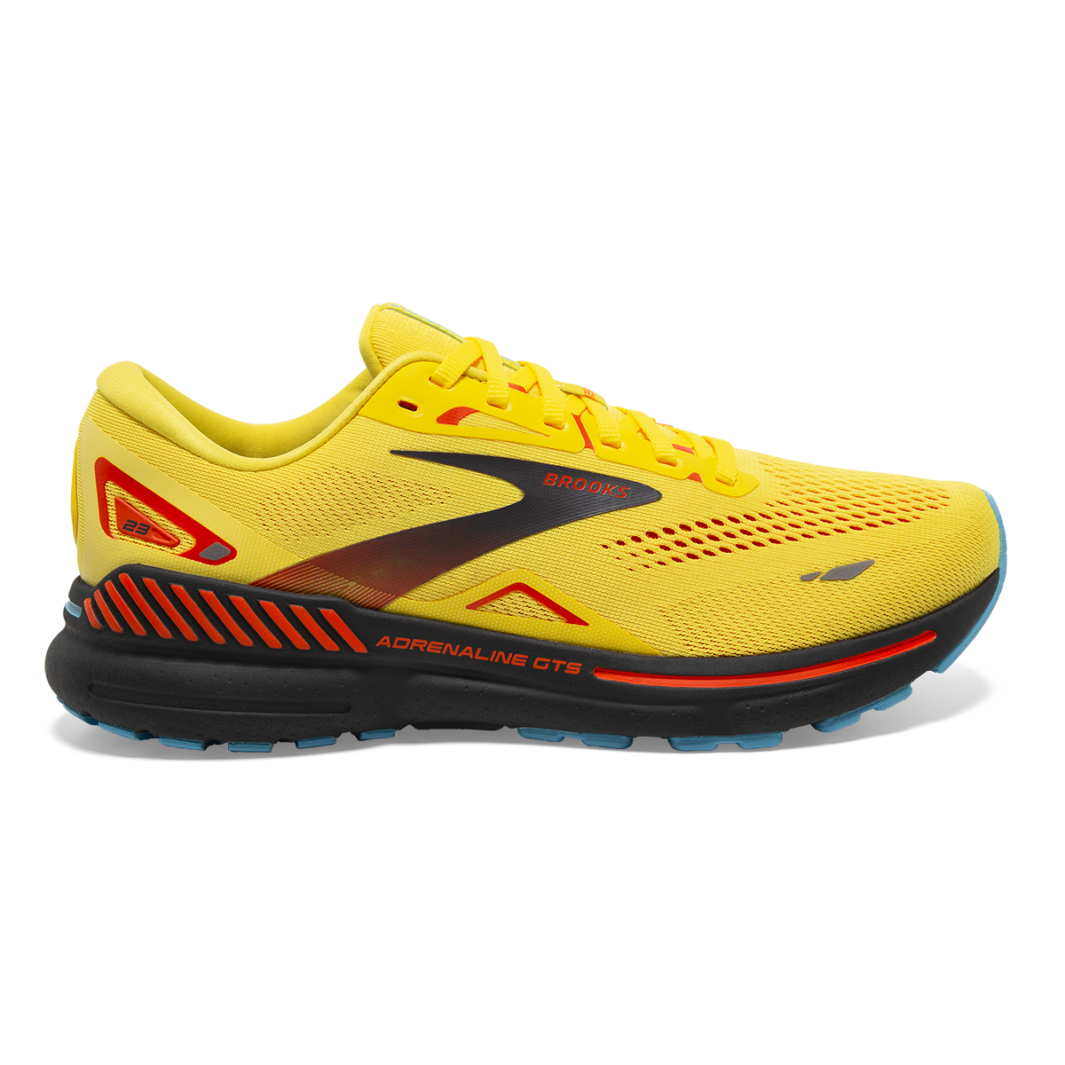 Brooks Adrenaline GTS 23 - Yellow - Foraged Iron - Orange – Fit2Run