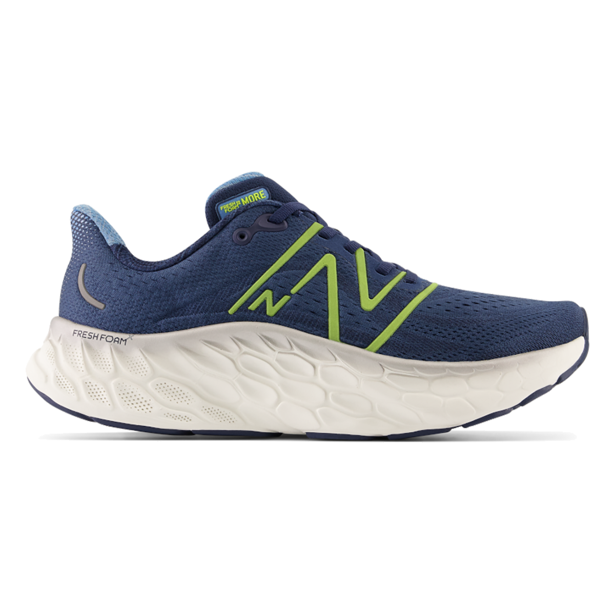 New Balance Fresh Foam X More V4 - Navy - Cosmic Pineapple - Heritage ...