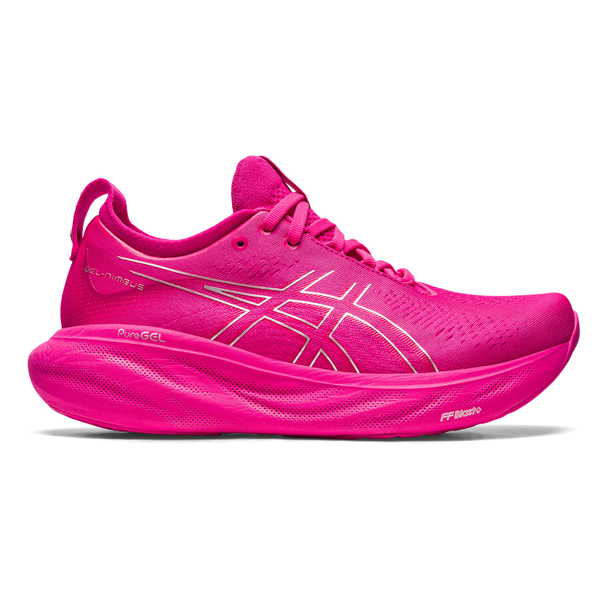 Asics Gel Nimbus 25 - Pink Rave - Pure Silver – Fit2Run