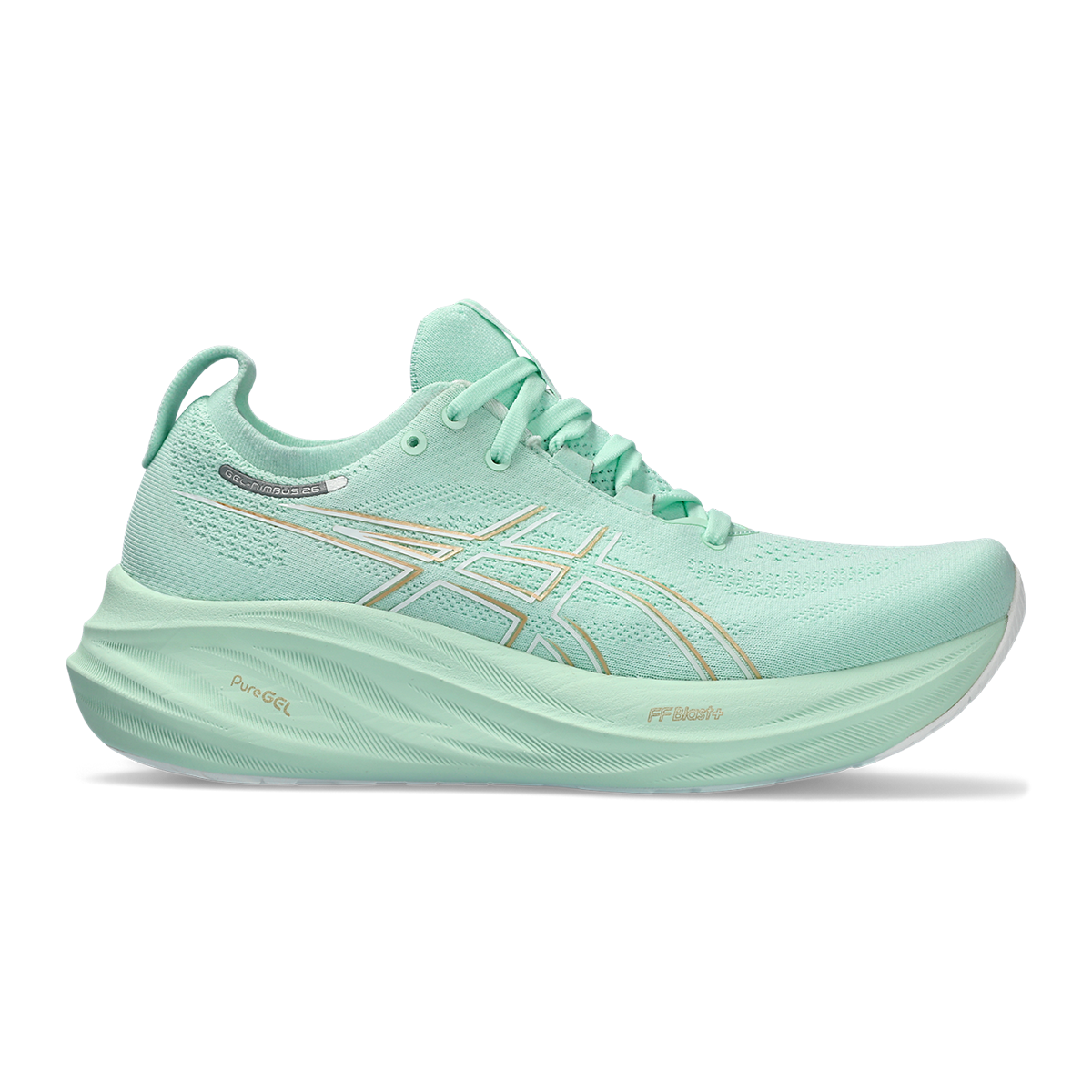 Asics Gel Nimbus 26 - Mint Tint - Pale Mint – Fit2Run