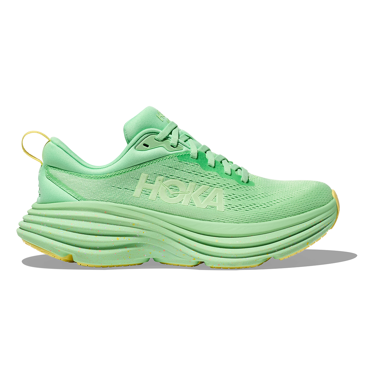 Hoka Bondi 8 - Lime Glow - Lemonade – Fit2Run